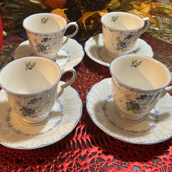 Nikko Ceramics | Dining | Nikko Soft Blue Peony Porcelain Tea Cup And ...